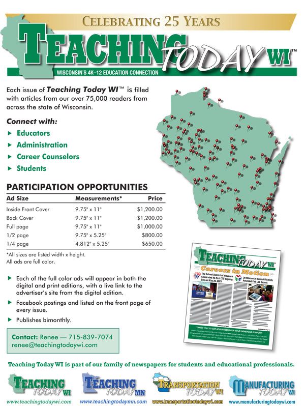 Teaching Today WI - Media Kit